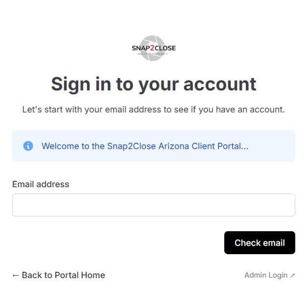 How To Reset Password | Snap2Close Real Estate Photography LLC